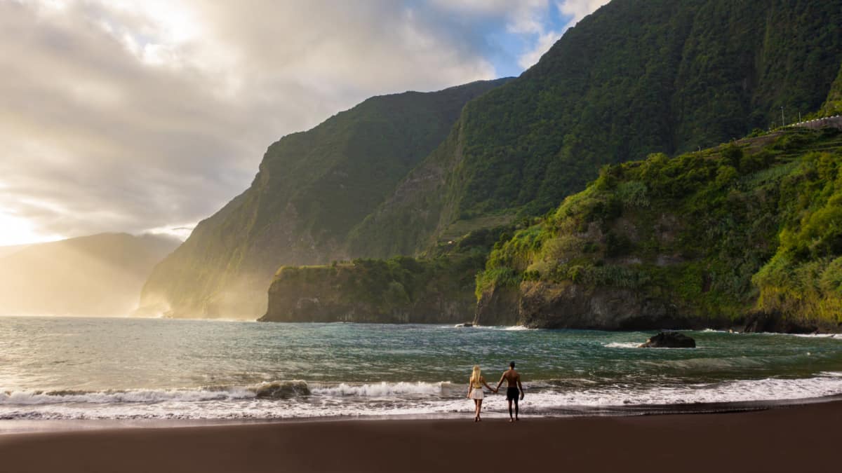 SEIXAL BEACH MADEIRA - Beautiful black sand beach in Madeira