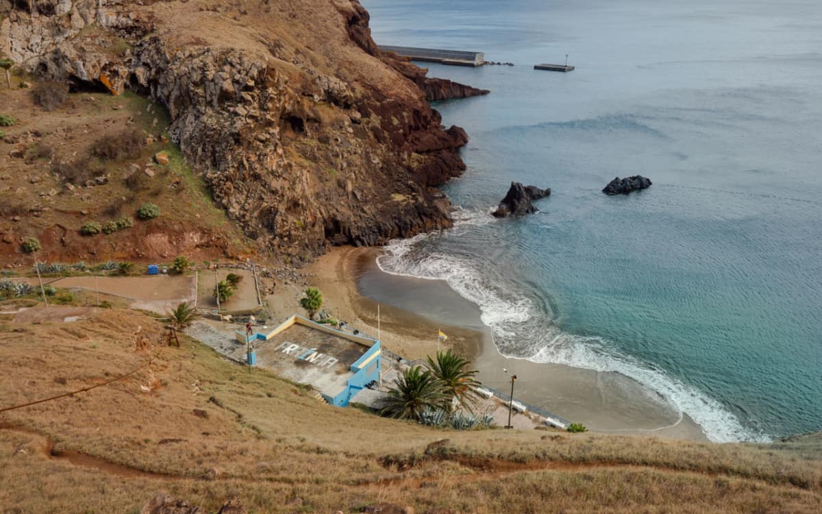 Prainha Beach Madeira - Beautiful Black sand beach in Caniçal